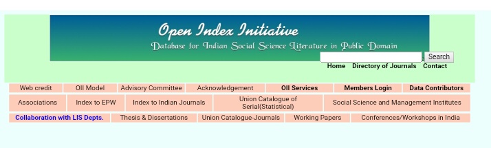 The Indian Librarian Blog: Open Index Initiative: A Database for Indian ...
