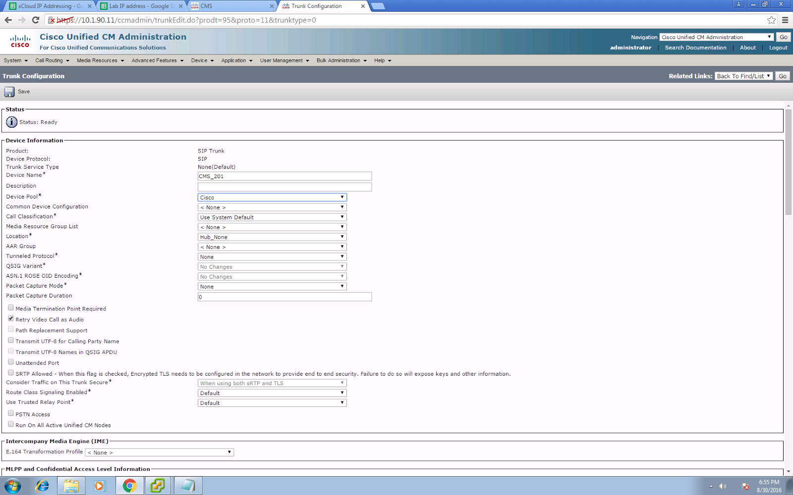 PandaeatsBamboo: Cisco Meeting Server (CMS) Part 1 - Making your first ...