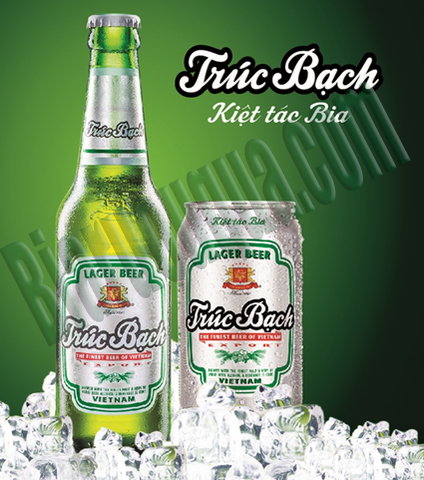 Bia Trúc Bạch Habeco 24 lon 330ml, mua bia chai Trúc Bạch