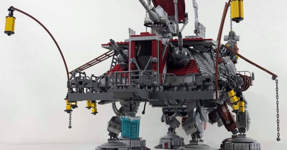 A custom version of a LEGO Star Wars behemoth!