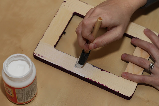 Dill Pickle Design: Decoupage Picture Frame Tutorial