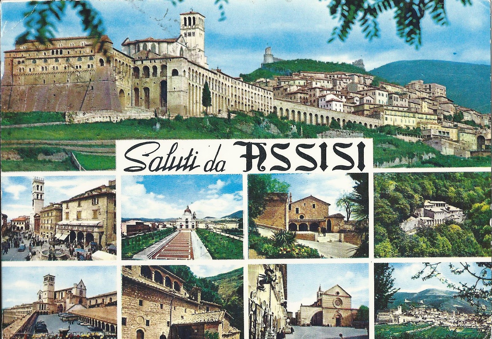 A Journey of Postcards: Saluti da Assisi | Italy