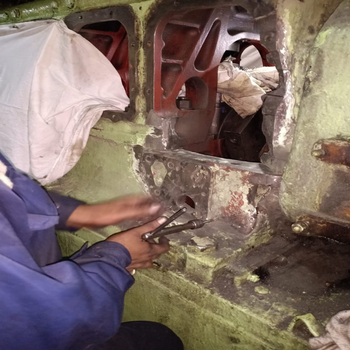 Marine Engine and Spare Parts: Repair of crack in cast iron casting ...