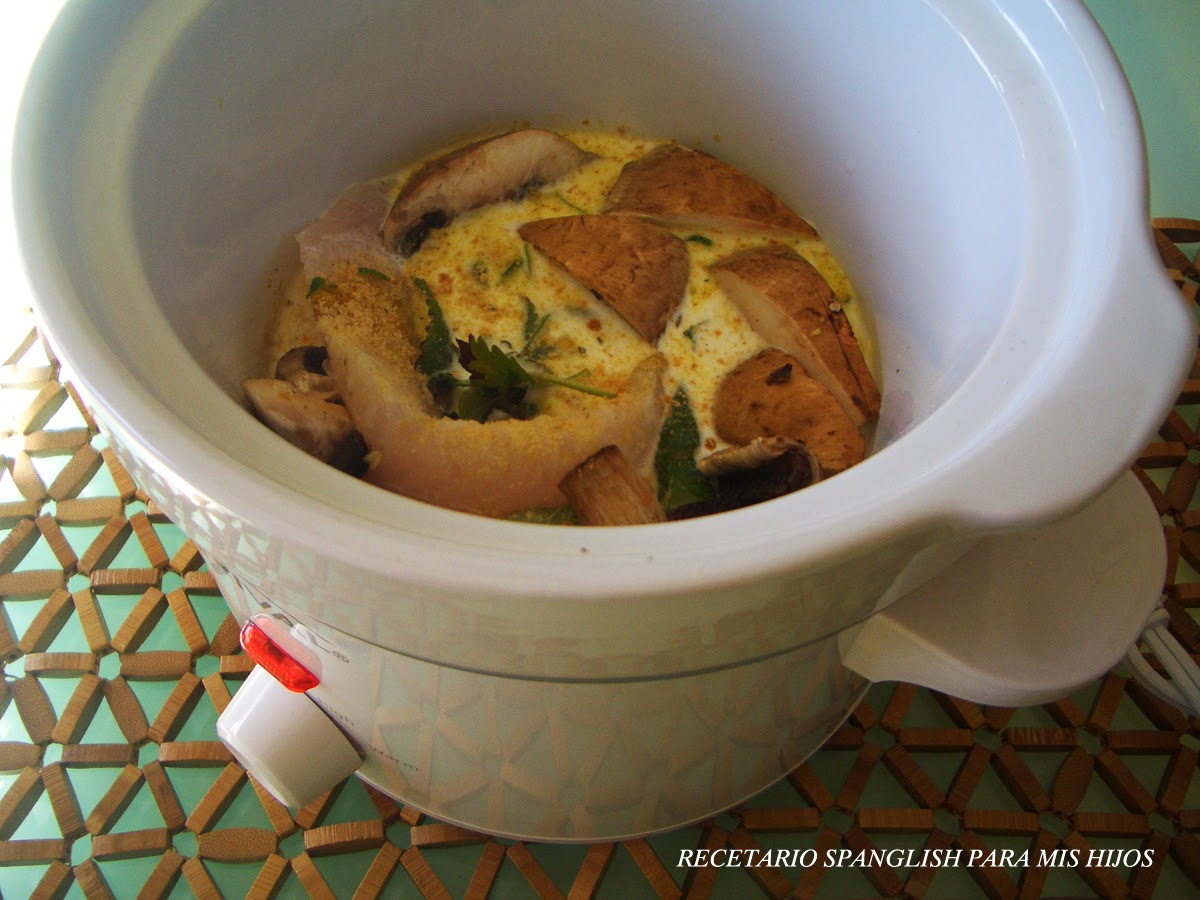 Recetario Spanglish para mis hijos: Sopa de filet basa en crema de coco ...