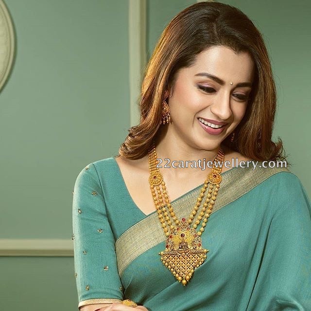 Trisha Layers Antique Haram Sets - Jewellery Designs