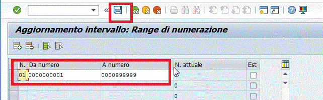 Informazioni utili e pratiche su SAP: ABAP - Creazione Range di numerazione