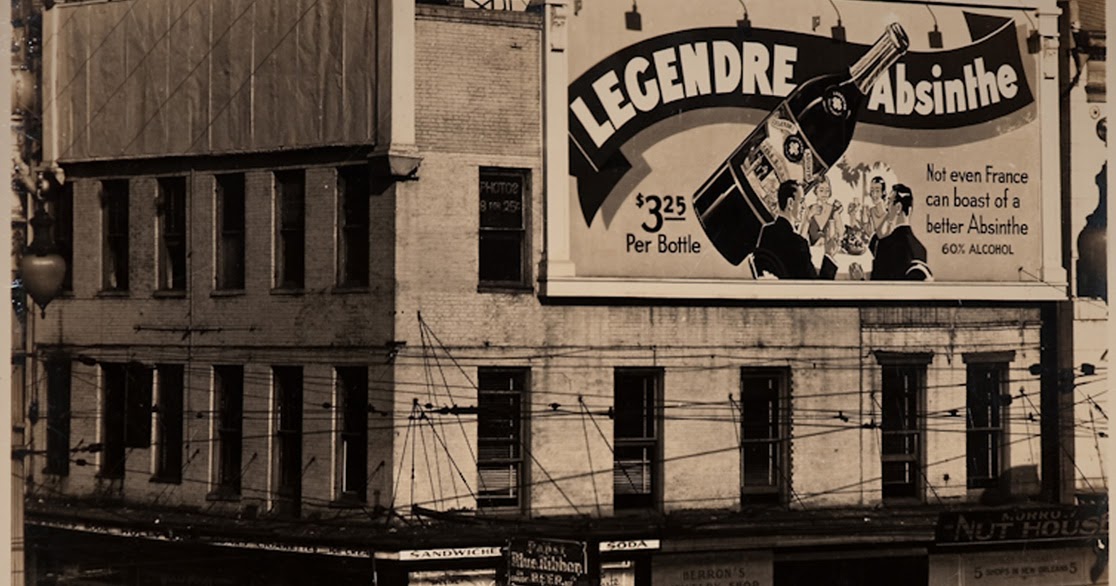 New Orleans Absinthe History: Legendre Absinthe