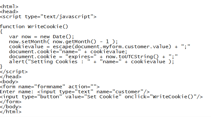 JavaScript for Beginners: Javascript : Working with Cookies - Part - 2