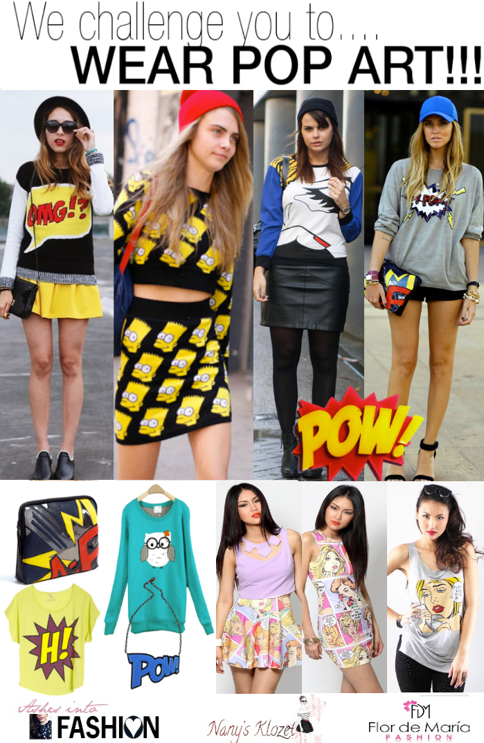 We challenge you to.... WEAR POP ART! | Nany's Klozet