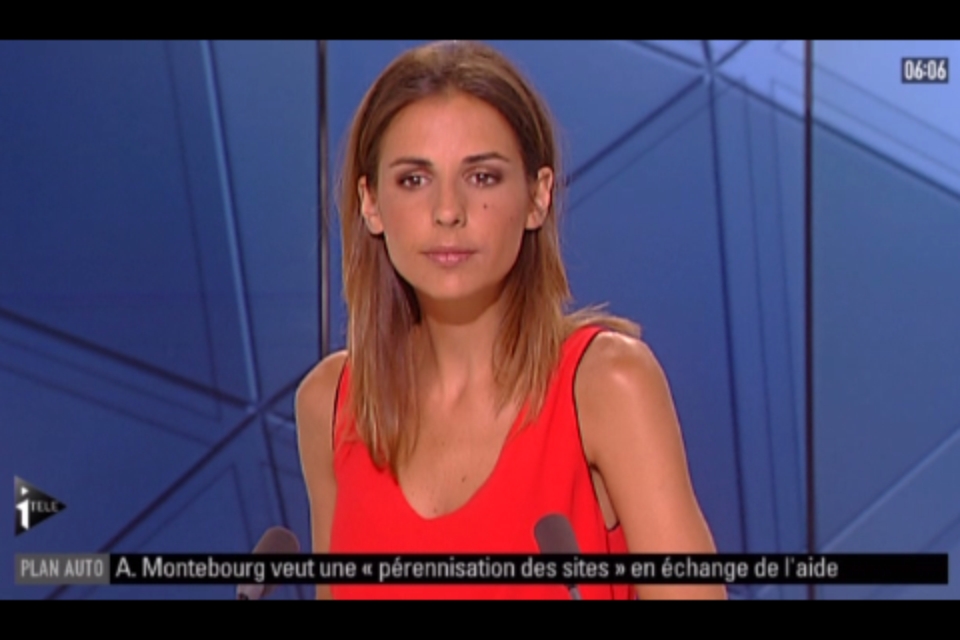 vuesalatele: [2012 07 26] ALICE DARFEUILLE - I>TELE - INFO MATIN @06H00