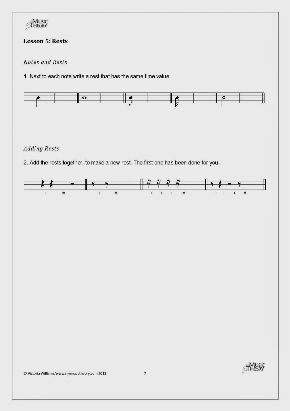 TEACHING and LEARNING RESOURCES : Grade 1 Exercises