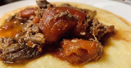 The Devilish Dish: Braised Beef Ragu with Parmesan Polenta