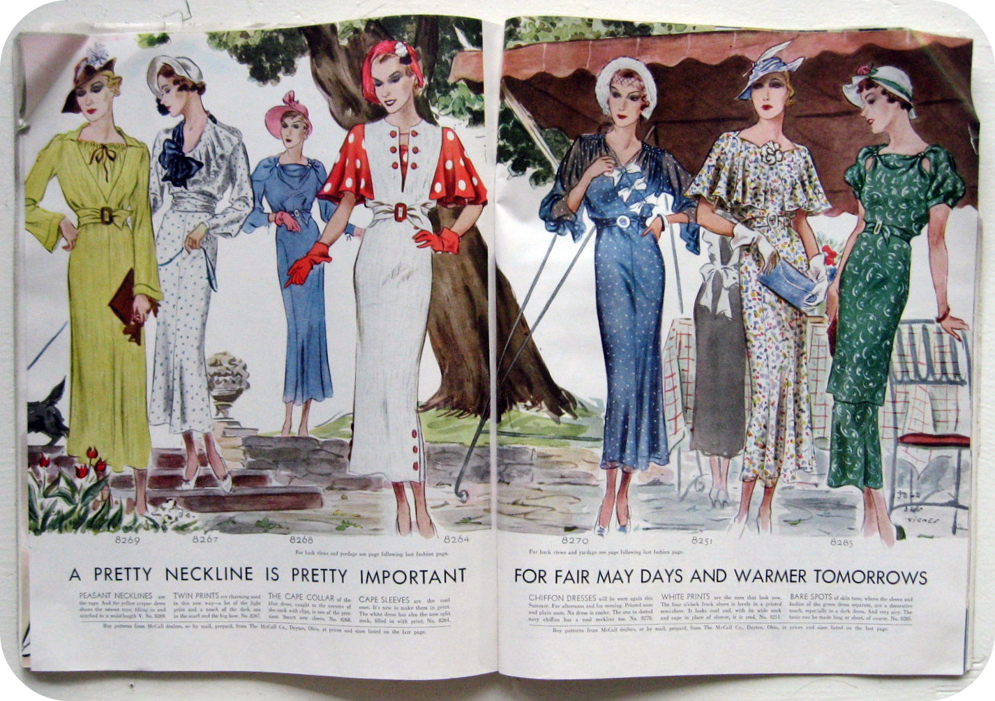 small earth vintage: fashions from McCall's, May 1935