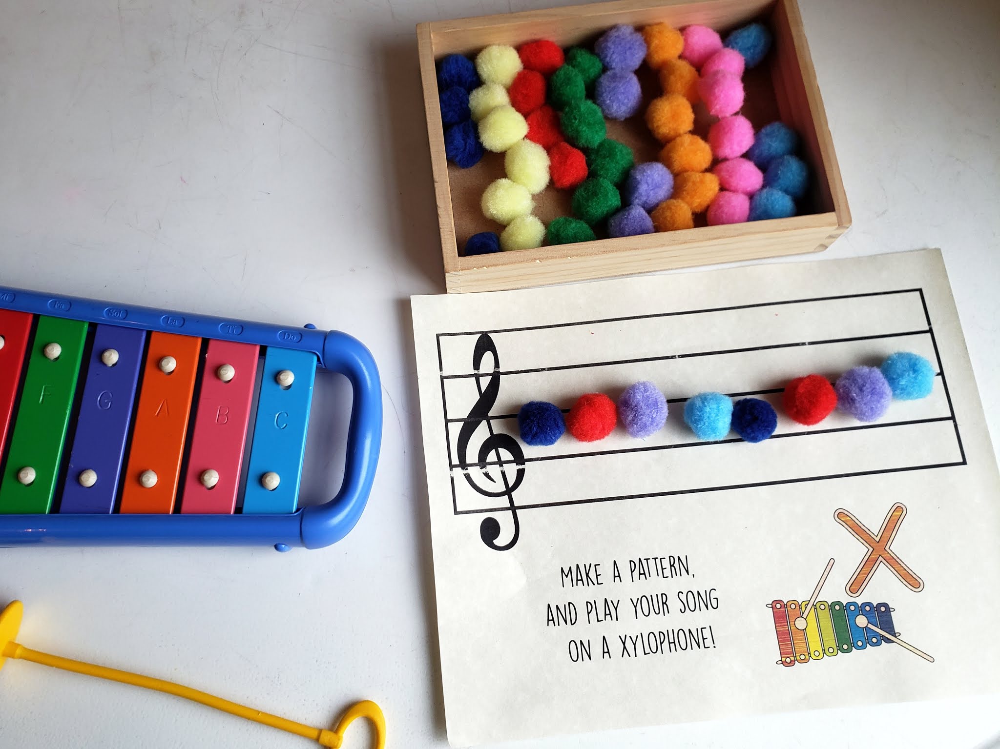 Mom's Tot School: X is for Xylophone!