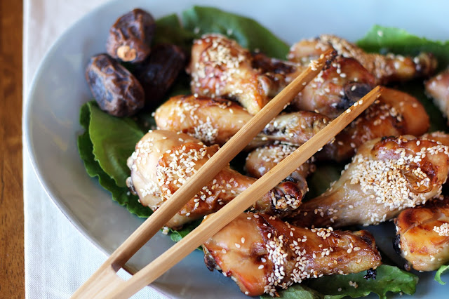 Blue Kale Road: Chicken with Date Syrup for Rosh Hashanah