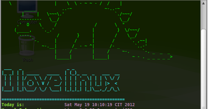 cara mempercantik terminal di linux mint - HERLAMBANG
