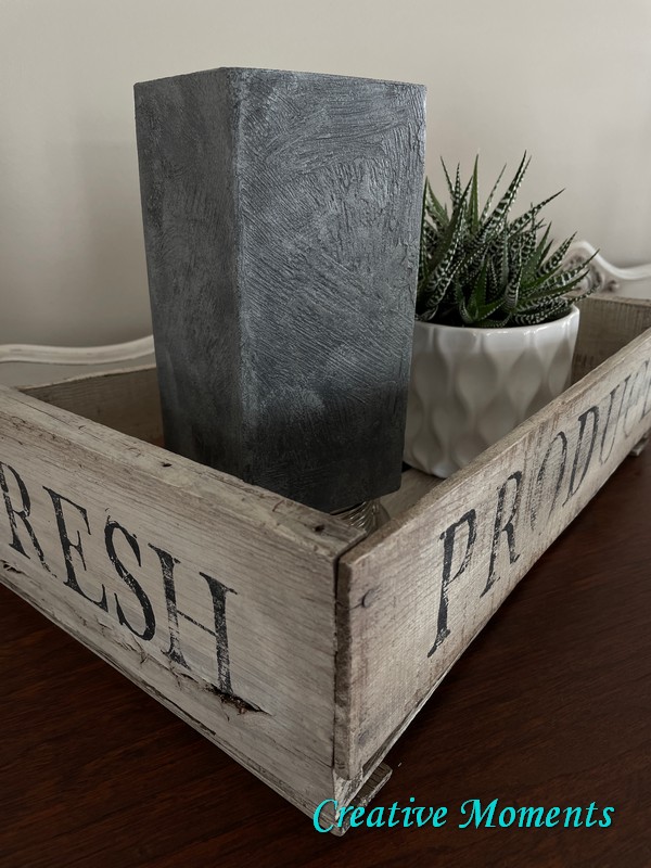 DIY Faux Cement Vases