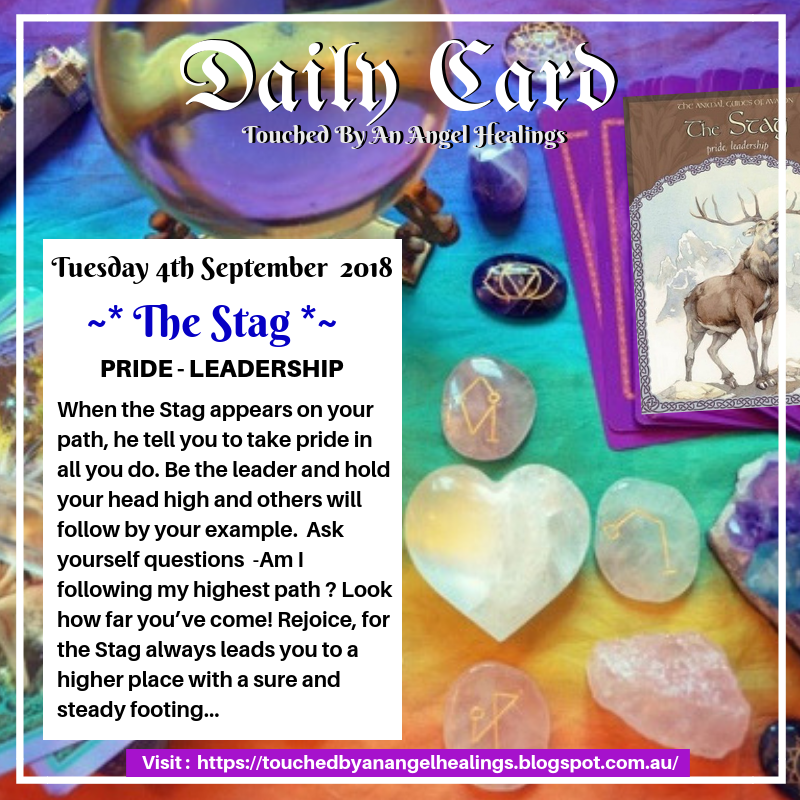 DAILY ORACLE CARD: Tuesday 4th September 2018
