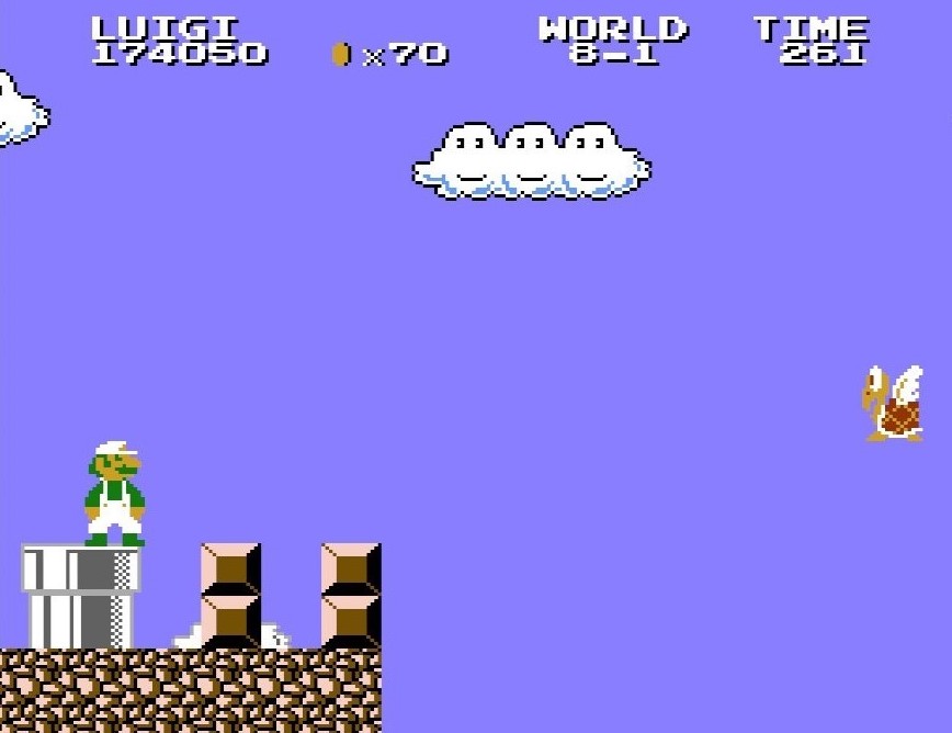 Super Mario Bros.: The Lost Levels: Mario misstep