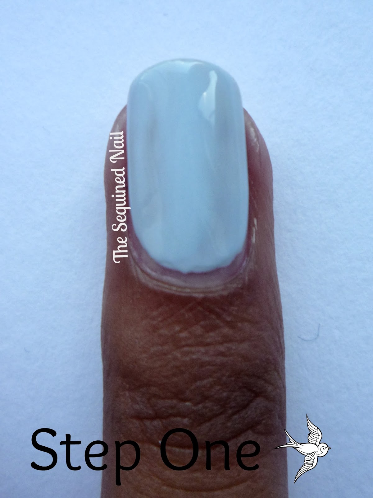 The Sequined Nail: Sky Scene Nails Tutorial