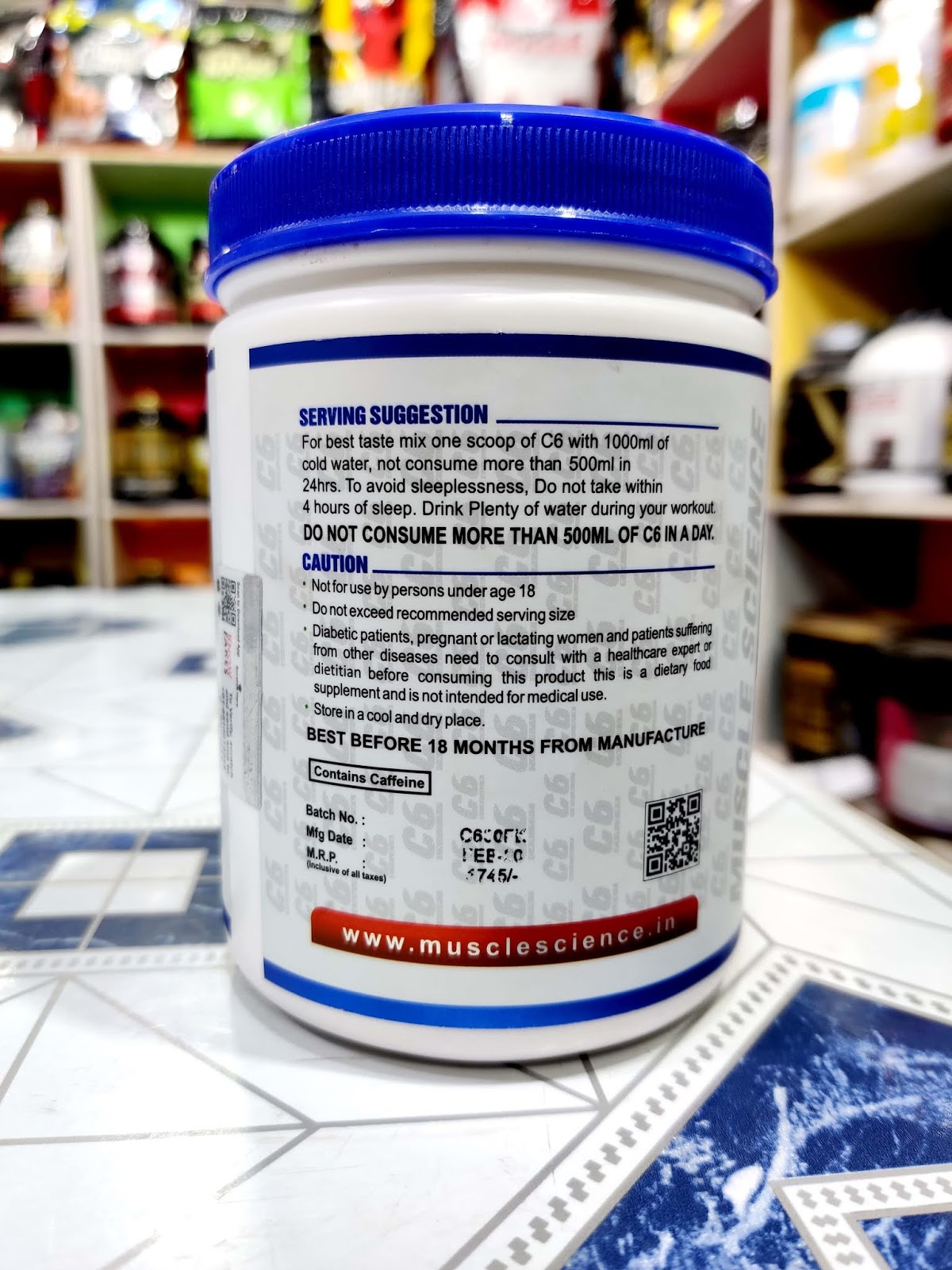 Muscle Science C6 Explode Pre-Workout (30 Servings) - NCRFS