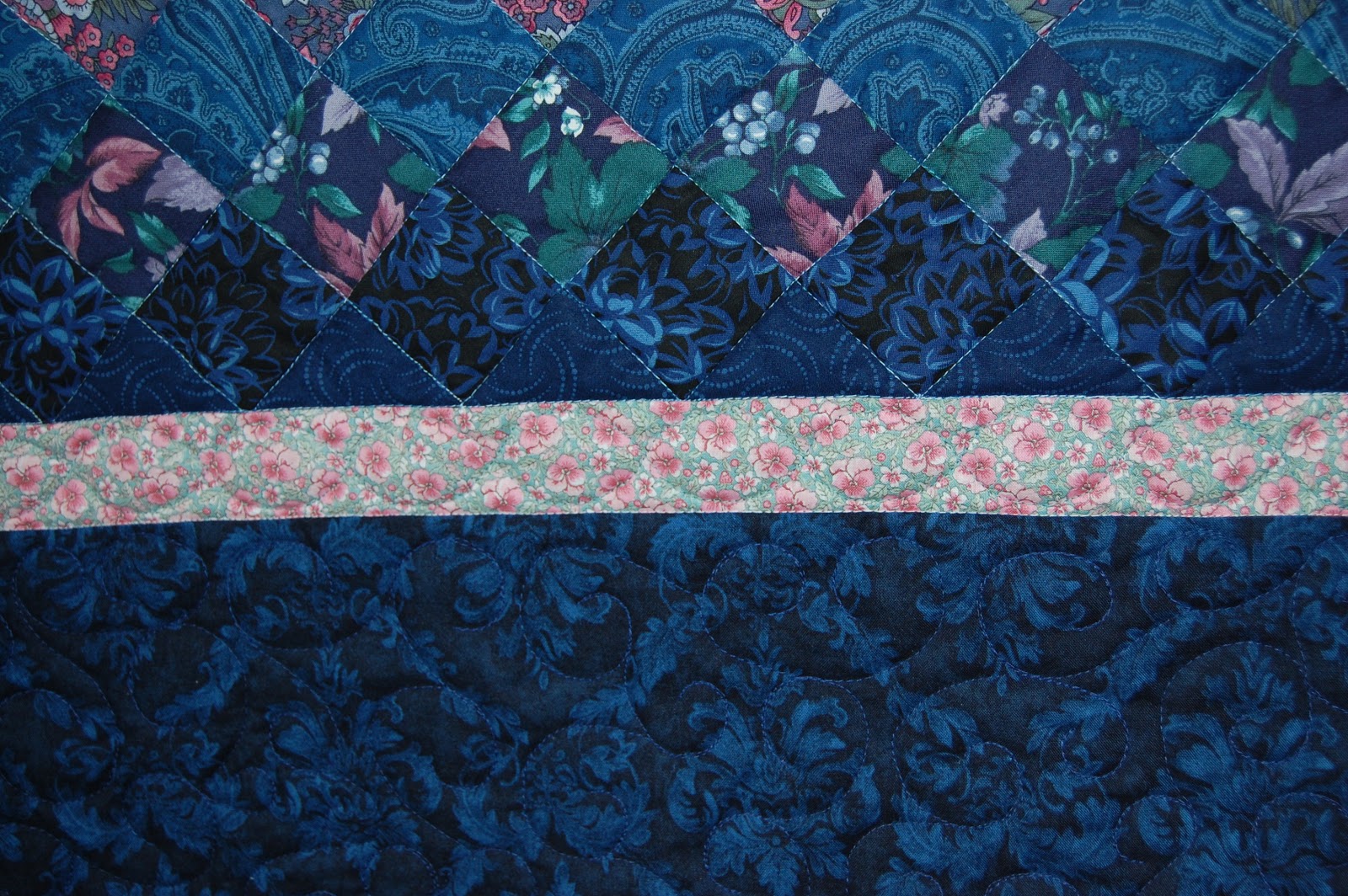 The Domestic Quilter: Machine Quilting & Binding: Boston Commons Quilt ...