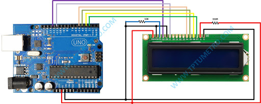 LCD 1602 DENGAN ARDUINO - TPTUMETRO