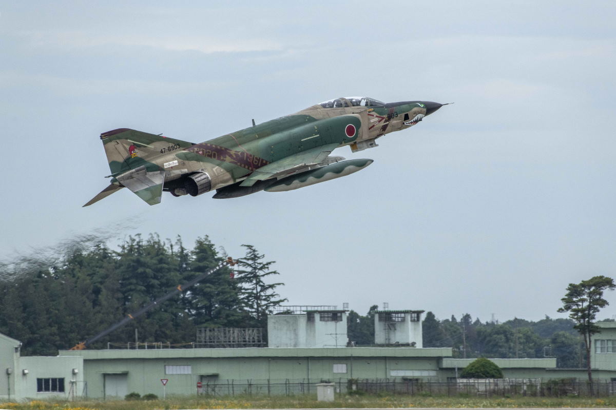 自遊な時間: 百里基地4 RF-4E，RF-4EJ 離陸