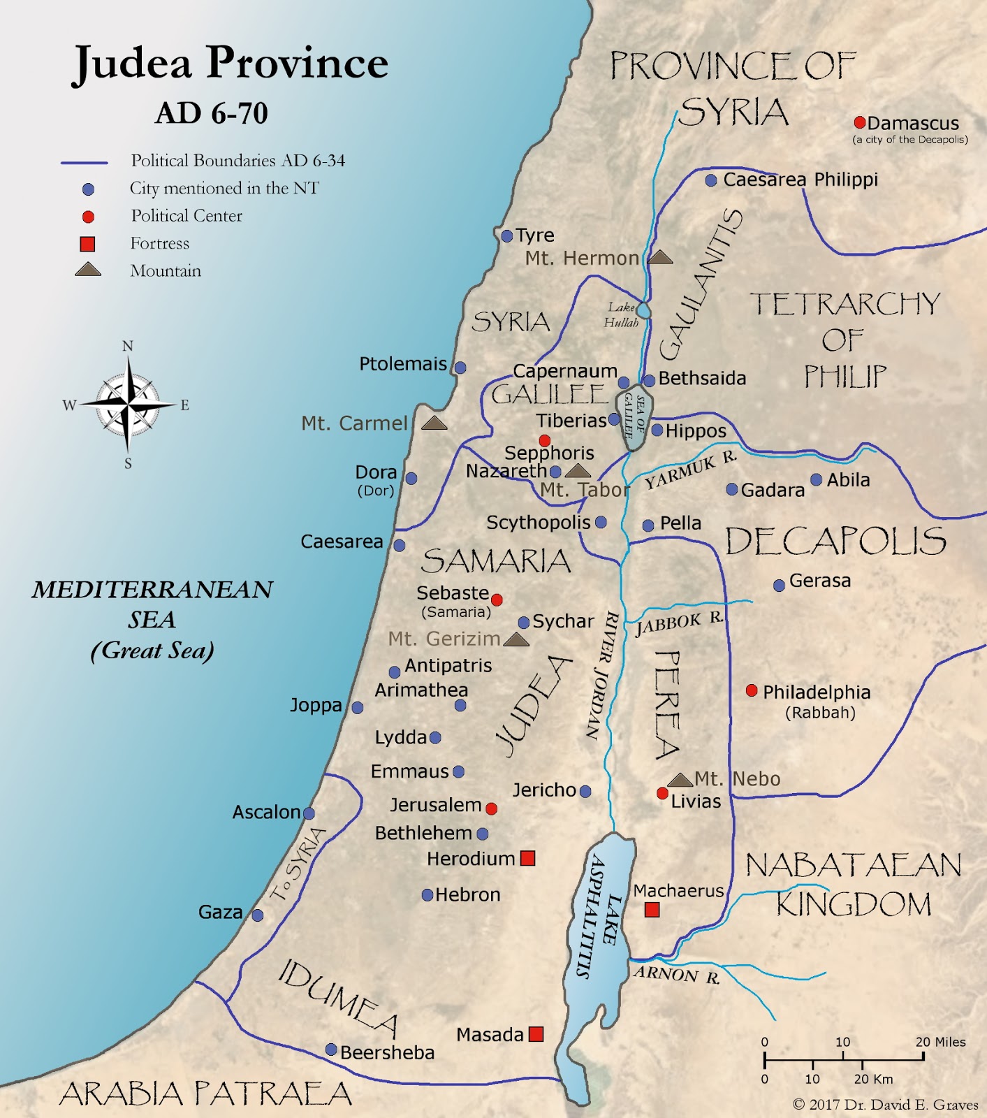 Biblical Map Judea