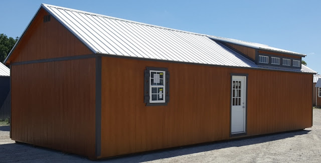 Wolfvalley Buildings Storage Shed Blog.: Very Nice 16x40 Dormer Cabin ...