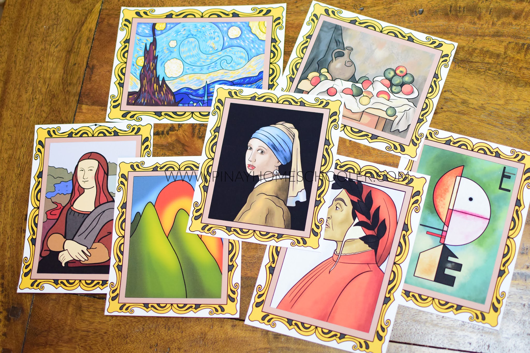 Famous Artists and their Artworks Bundle Set1 | The Pinay Homeschooler