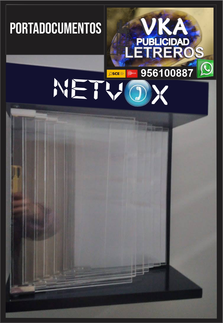 VKA PUBLICIDAD S.A.C.: PORTADOCUMENTOS, PORTALICENCIAS, PORTA AFICHES ...