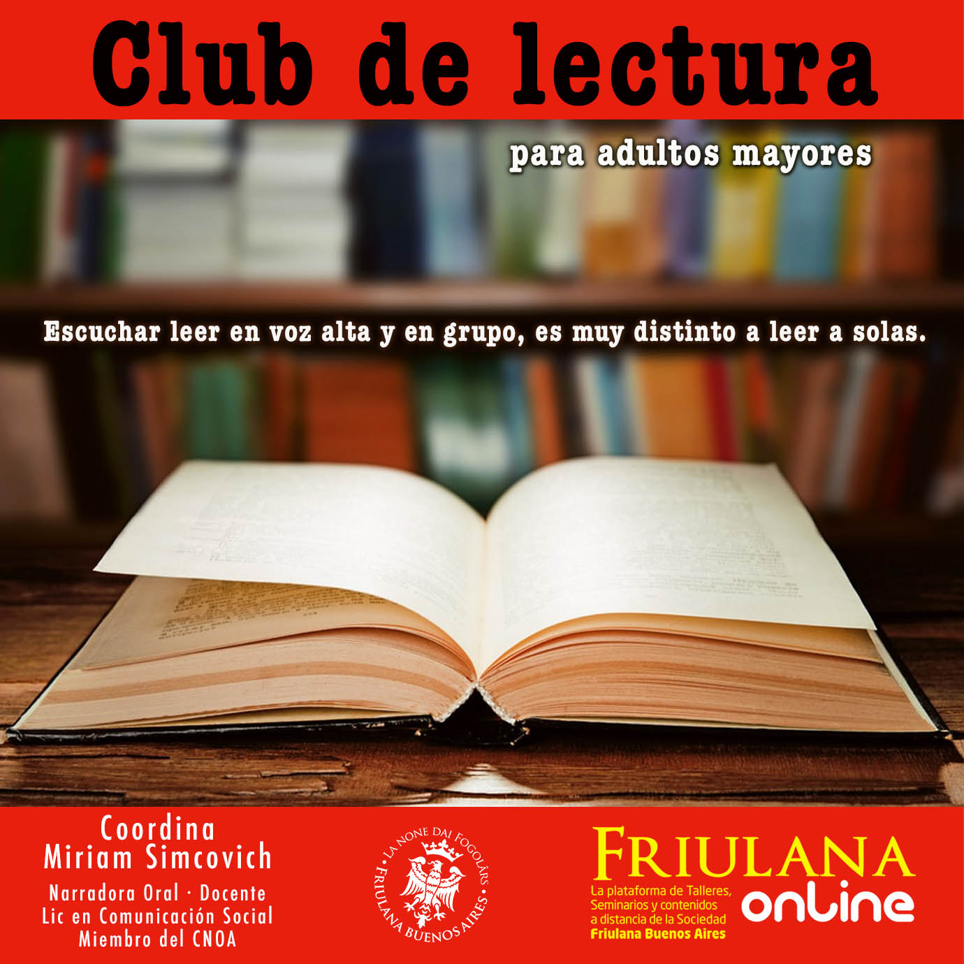 Por qué te cuento: Clubes de Lectura para adultos - Inician en marzo 2021