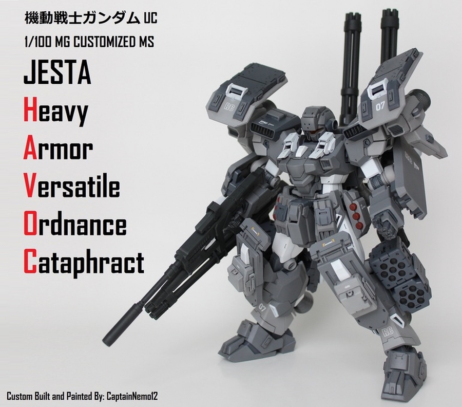 Custom Build: MG 1/100 Jesta "HAVOC"