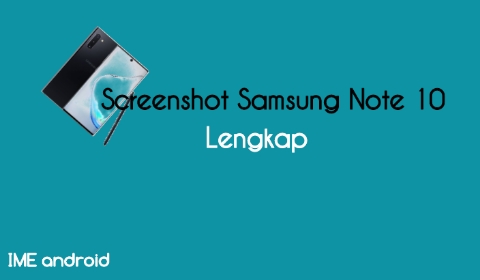 Screenshot Samsung note 10