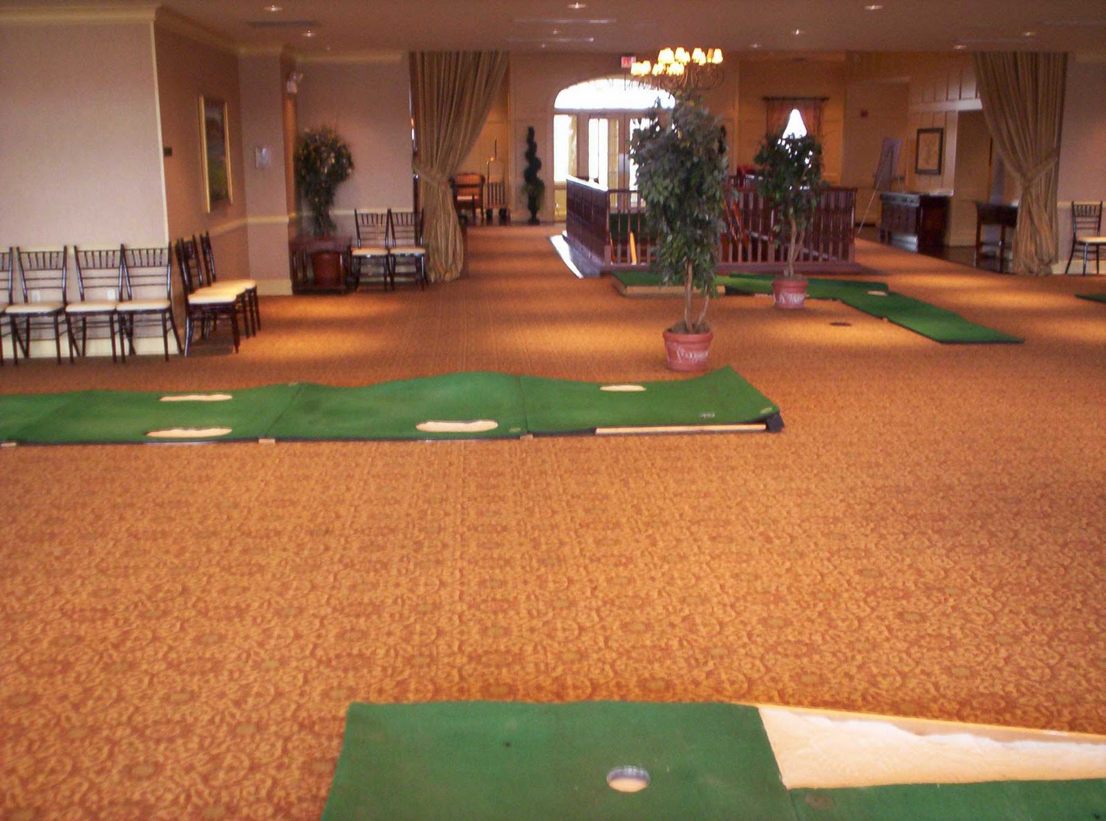 River Creek Club Golf Course Maintenance: Indoor putting course at ...