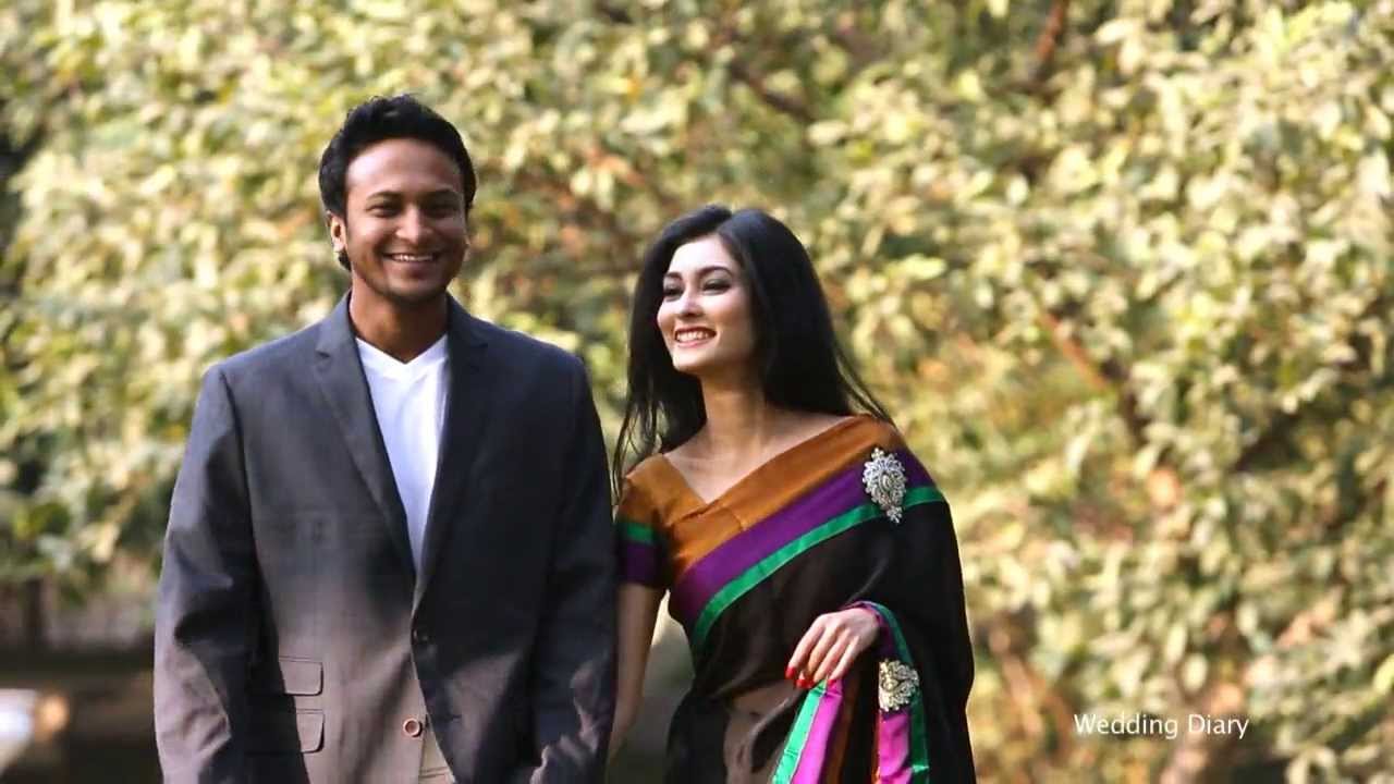 Shakib Al Hasan with his wife cute pics