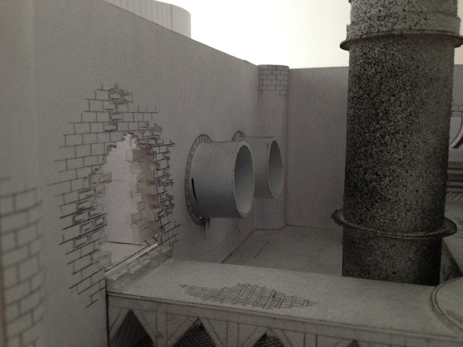 Daniel Gubba - Set and Props.: Design for Film - Batman: The Riddler's Lair