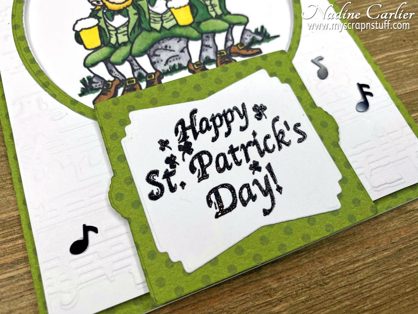 Happy St. Patrick's Day Card ~ Nadine Carlier