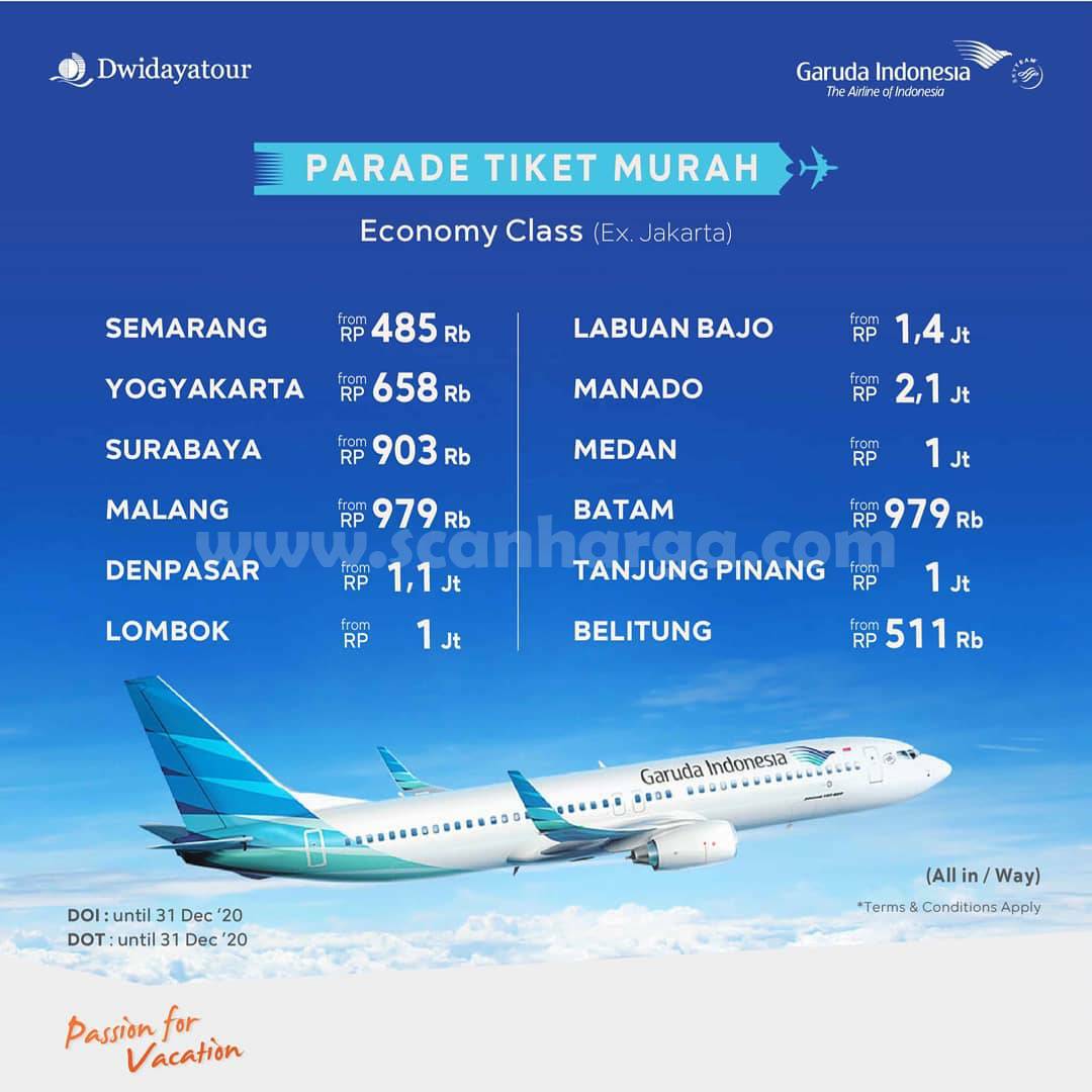 Garuda Indonesia Promo Parade Tiket Murah - scanharga