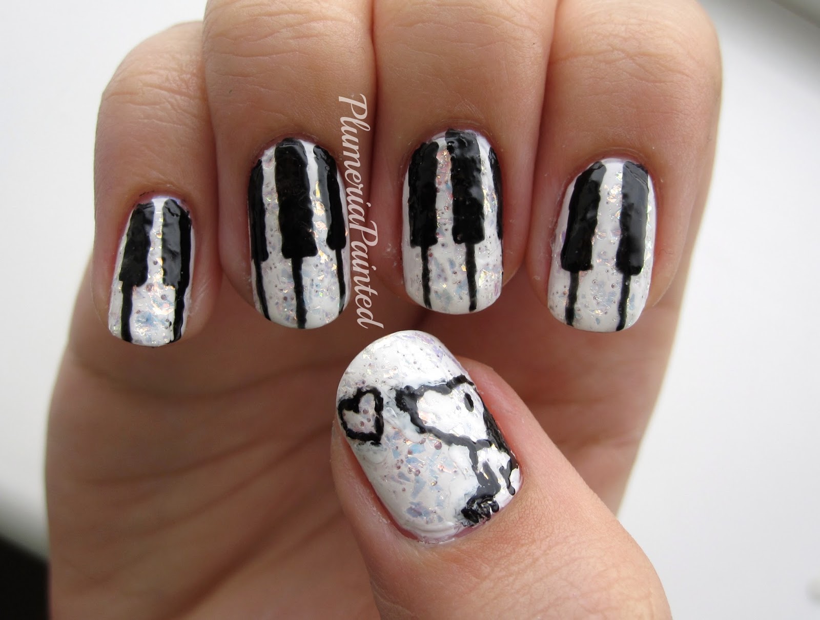 Piano Nail Design