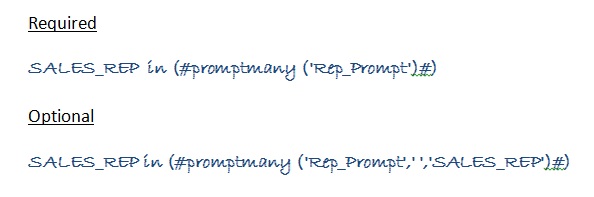 IBM COGNOS - My solution to U: IBM COGNOS Report Studio query based ...