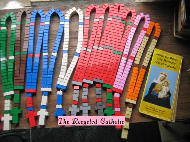 The Recycled Catholic: Lego Rosary Gifts for First Holy Communion and ...