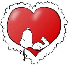 Punto De Cruz: Snoopy Corazón