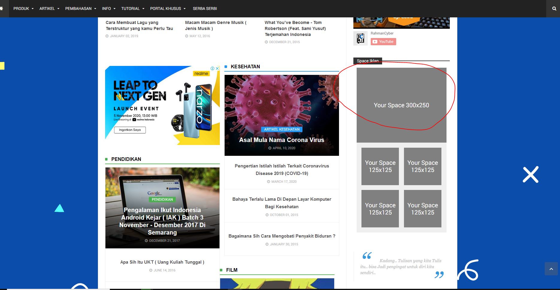 How to make RESPONSIVE ads space on Blogspot - MyShortTips