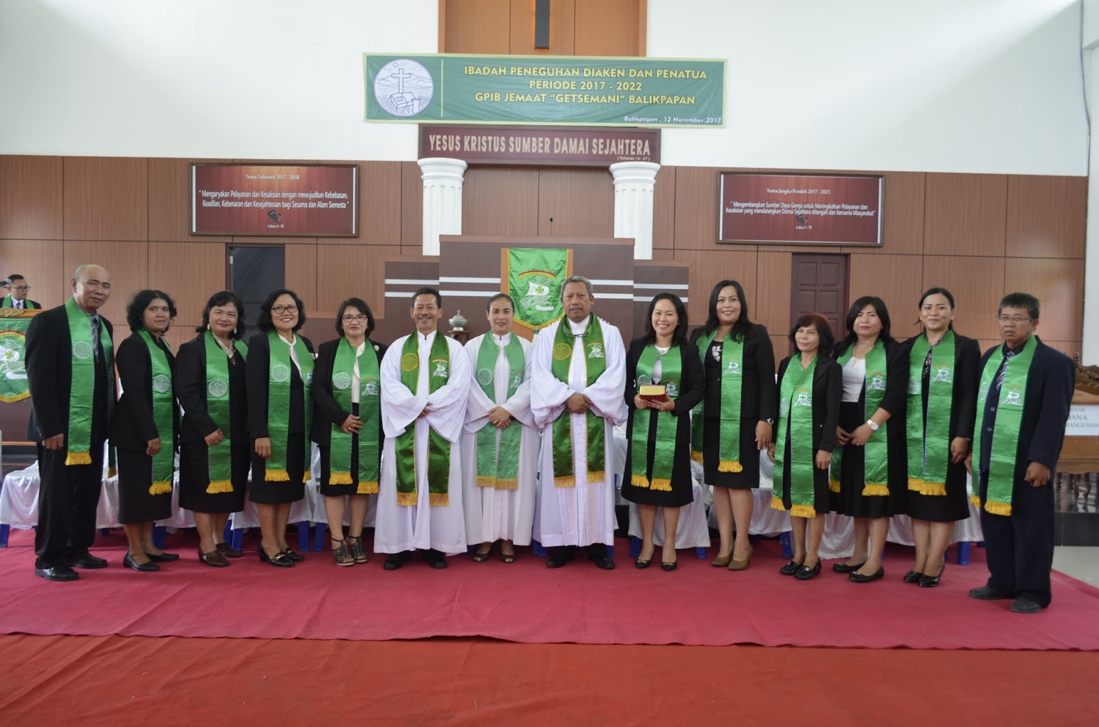 PENEGUHAN DIAKEN DAN PENATUA 2017 - 2022 ~ GPIB GETSEMANI