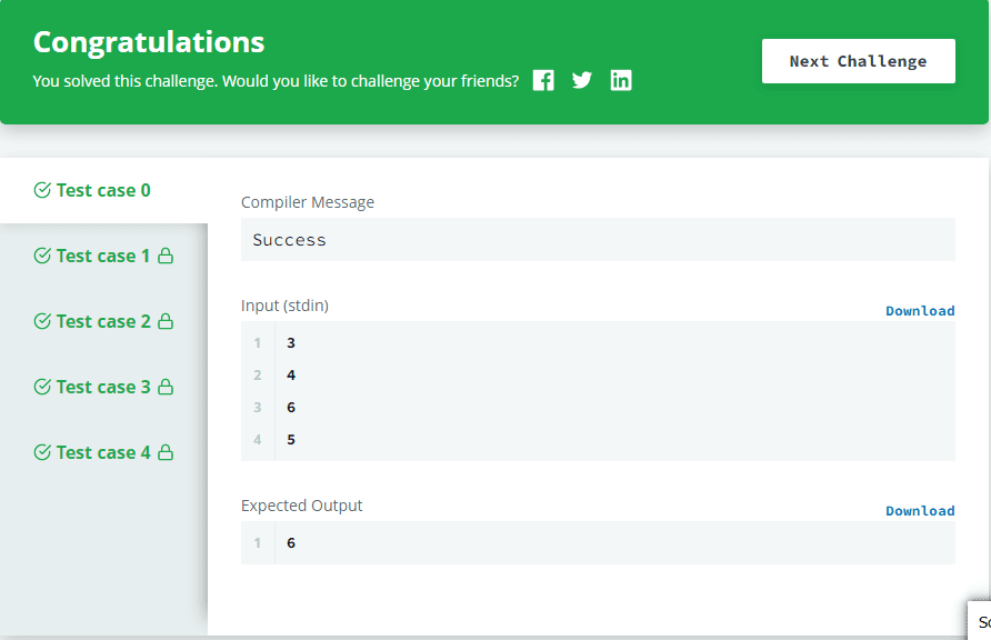 Functions In C Hackerrank Solution Sloth Coders