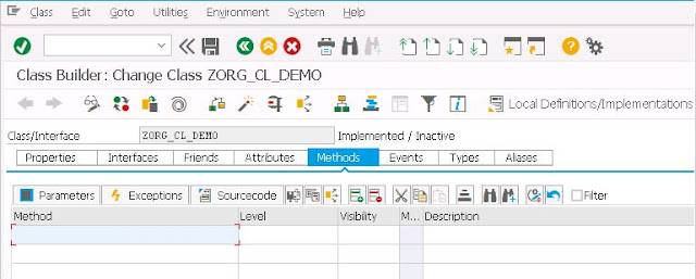 How to build global class in ABAP (SE24) and Calling Class in report ...
