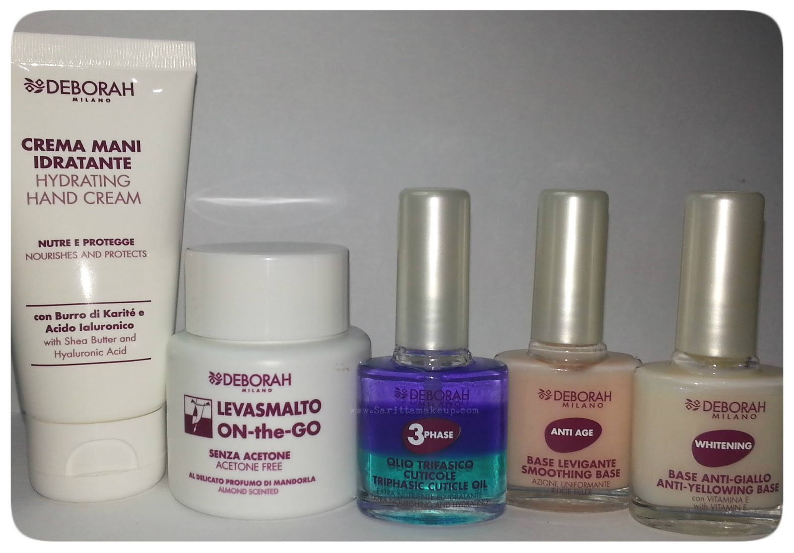 **Saritta MakeUp**: Deborah Milano - Colección para el cuidado de las uñas