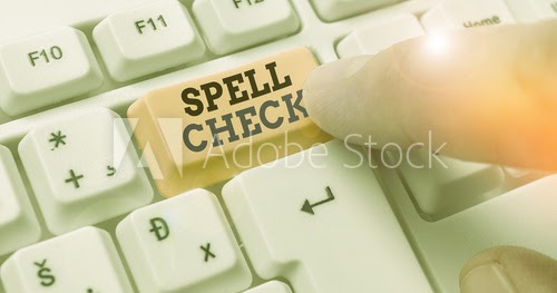 Spell Check Worksheets and Quiz